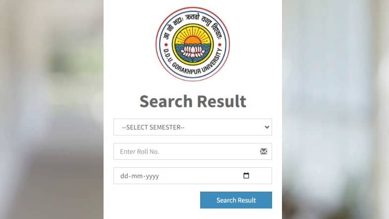 DDU Result 2025 Declared for UG, PG Courses at ddugu.ac.in, Direct Link ...