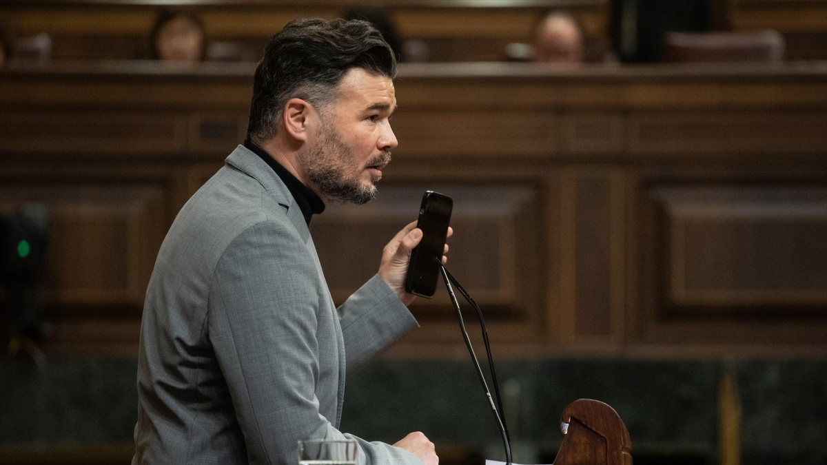 La mesa de Kate Winslet y Gabriel Rufián