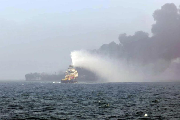 WW3 fears as Russian ship captain arrested over horror oil tanker crash