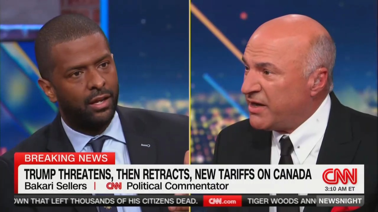 CNN Panel Erupts as Bakari Sellers, Shark Tank Star Clash Over ...