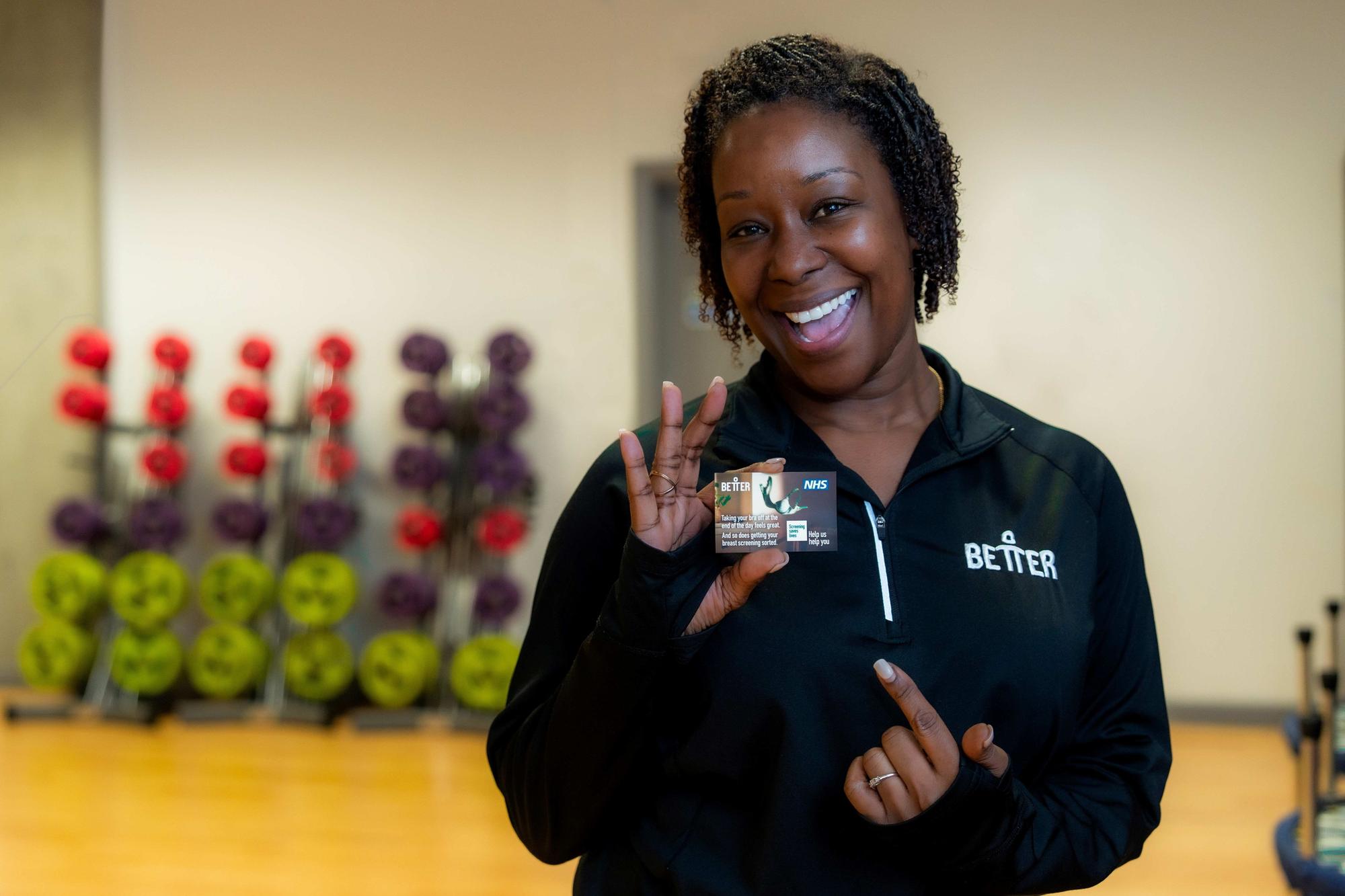 London fitness instructors join NHS breast screening campaign