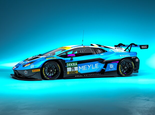 Maximilian Paul startet 2025 wieder mit dem eigenen Lamborghini in der DTM