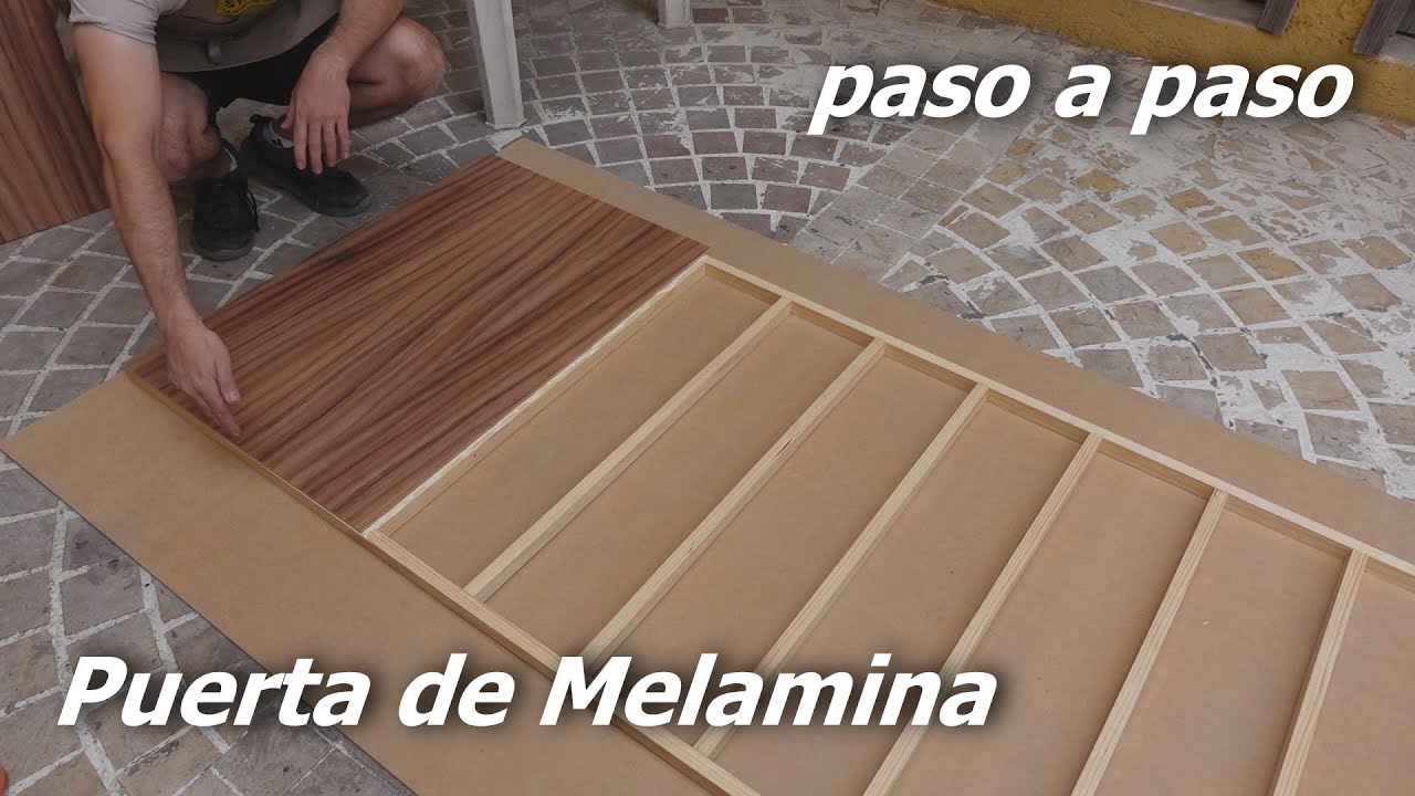 Guía Paso a Paso Para Construir Una Puerta de Melamina Fácil