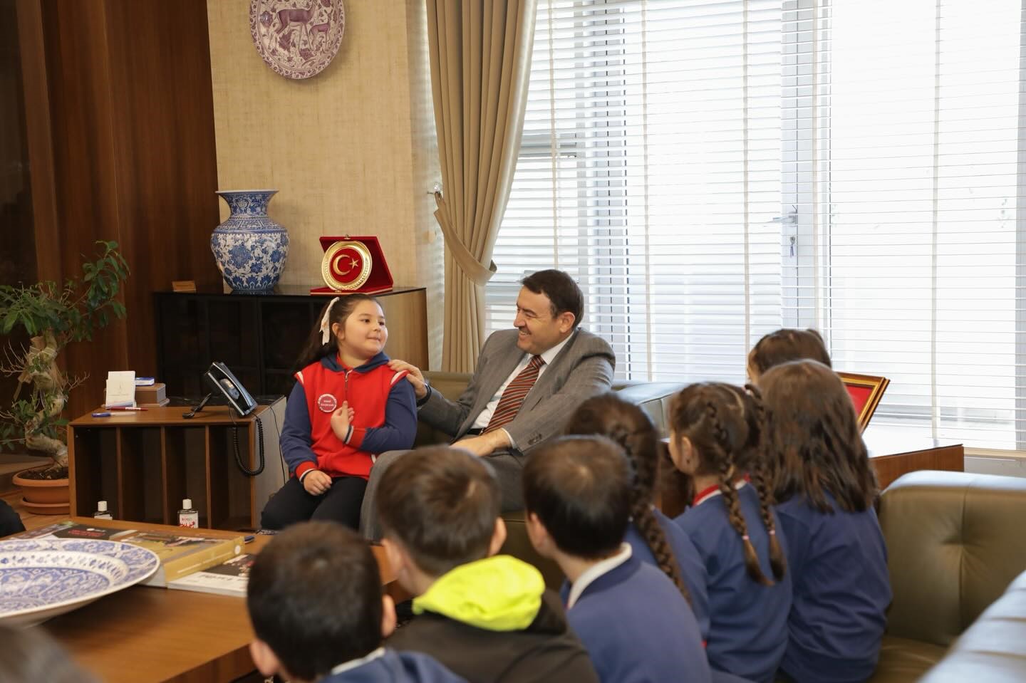 Minik başkan sözünü tuttu