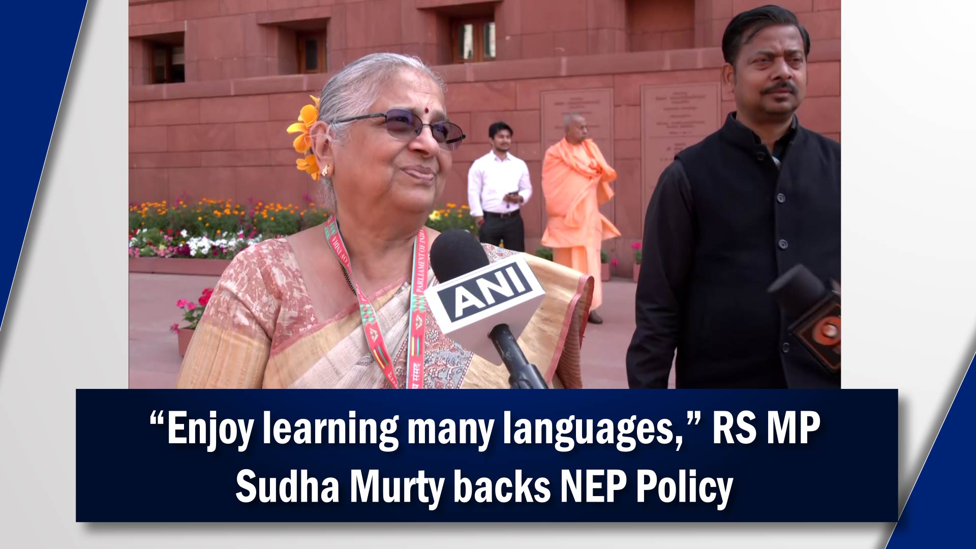 “Enjoy learning many languages,” RS MP Sudha Murty backs NEP Policy