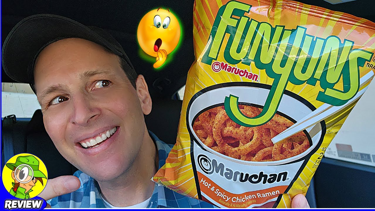 Funyuns Maruchan Hot & Spicy Chicken Ramen Flavored Onion Rings Review