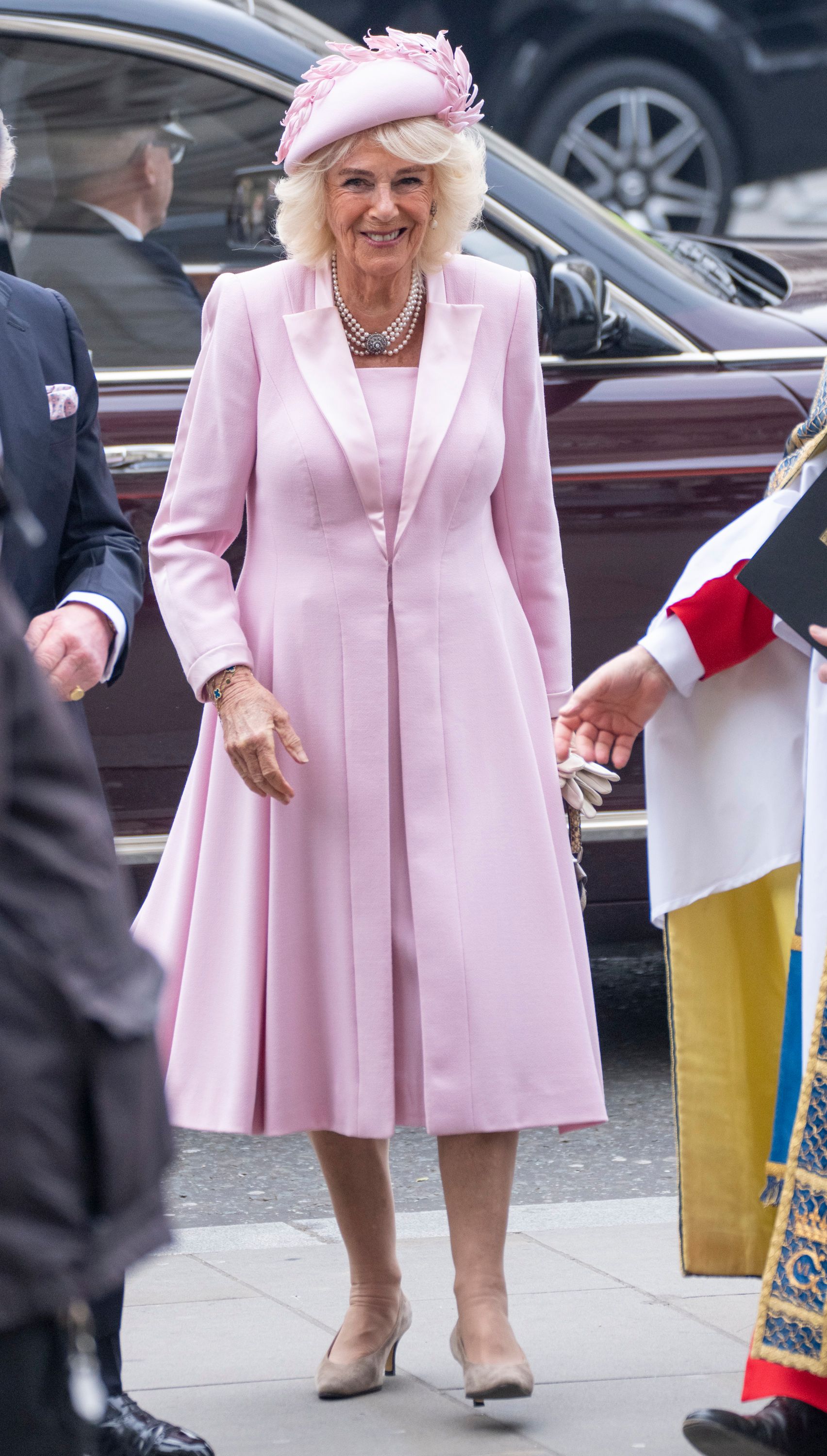 La princesse Anne porte une broche à haute valeur sentimentale pour le ...