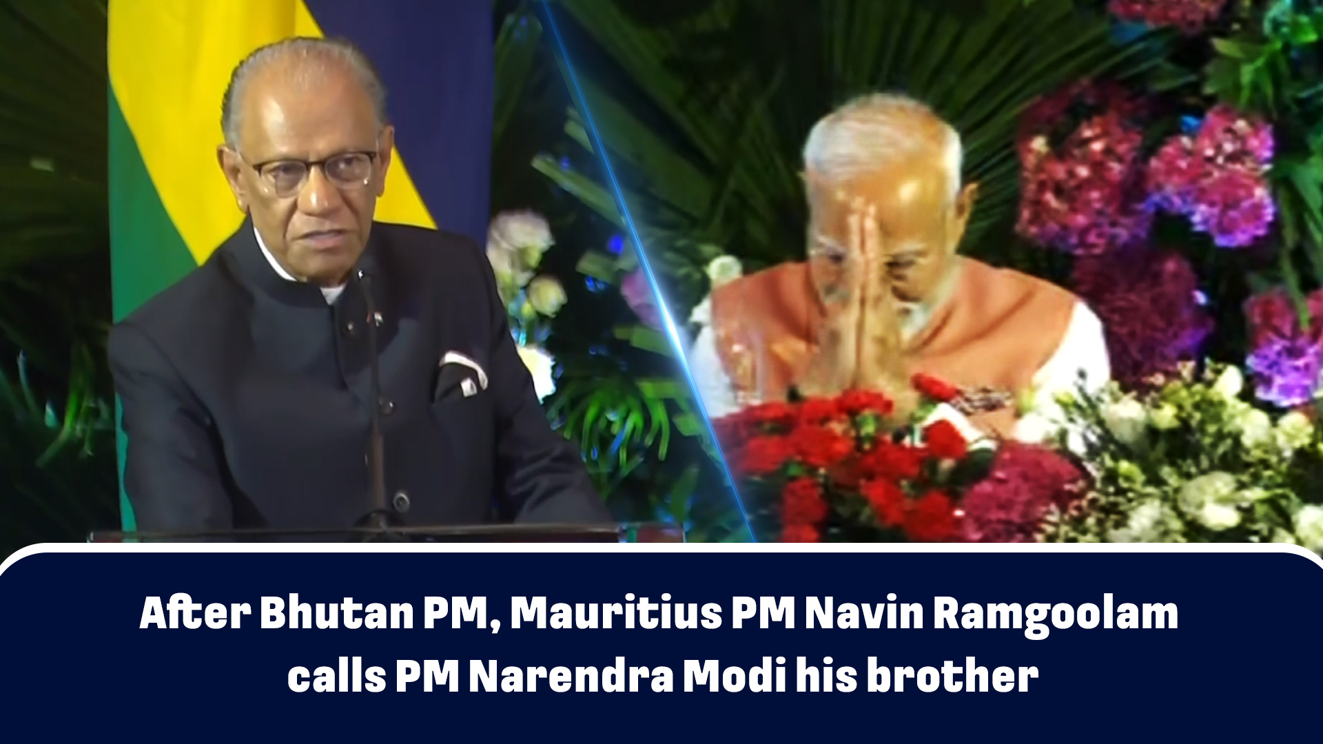 After Bhutan PM, Mauritius PM Navin Ramgoolam calls PM Narendra Modi ...