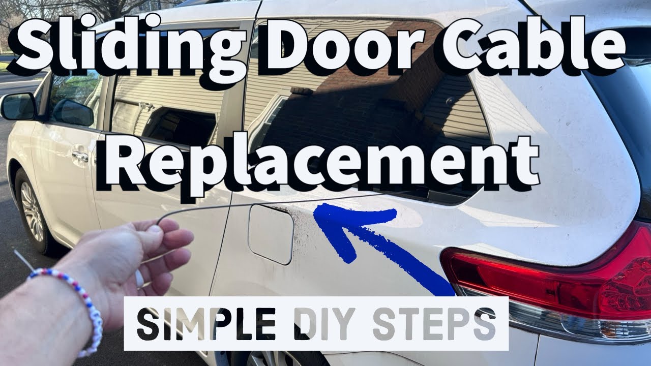 Sienna Sliding Door Cable FIX - EASY how to instructions - You can do ...