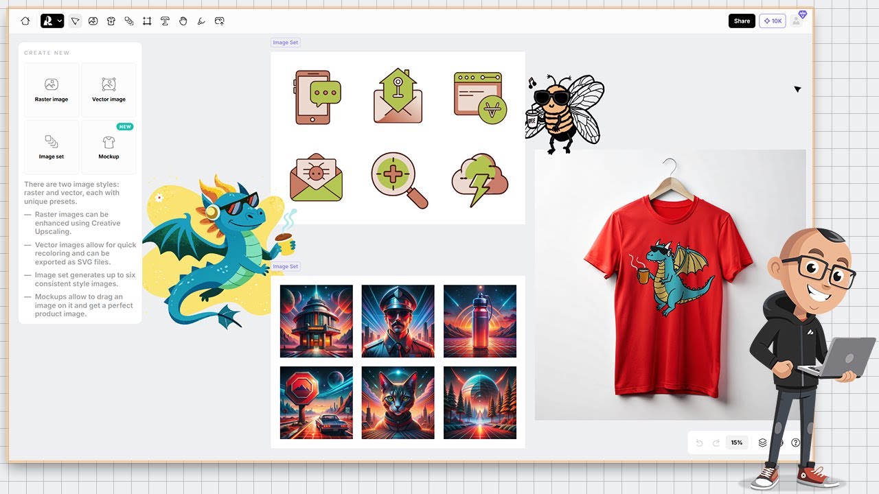 How This AI Tool Automates SVG Icon and Mockup Creation