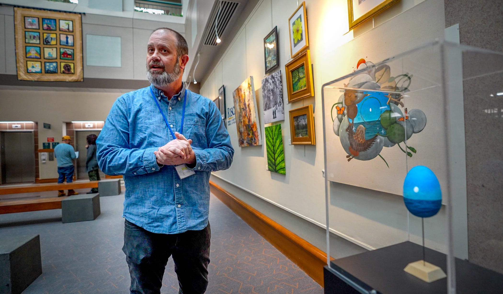 RI's public employees reveal their creativity as annual art show returns. How to go.