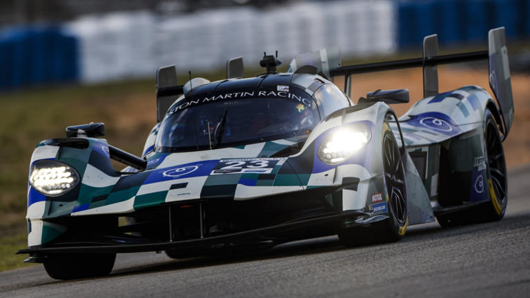 A beautiful noise as Aston Martin's V12 Valkyrie Hypercar races in IMSA ...