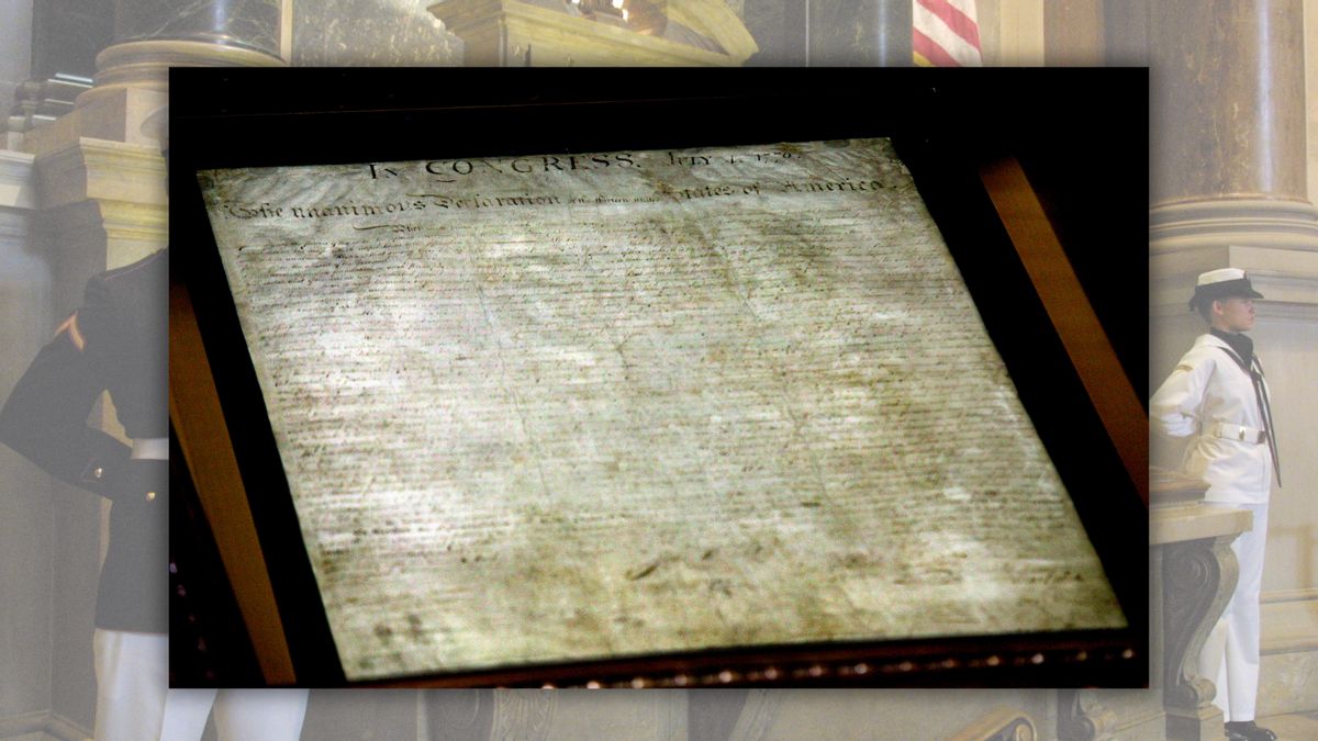 What to know about claims Trump sought to move original Declaration of ...