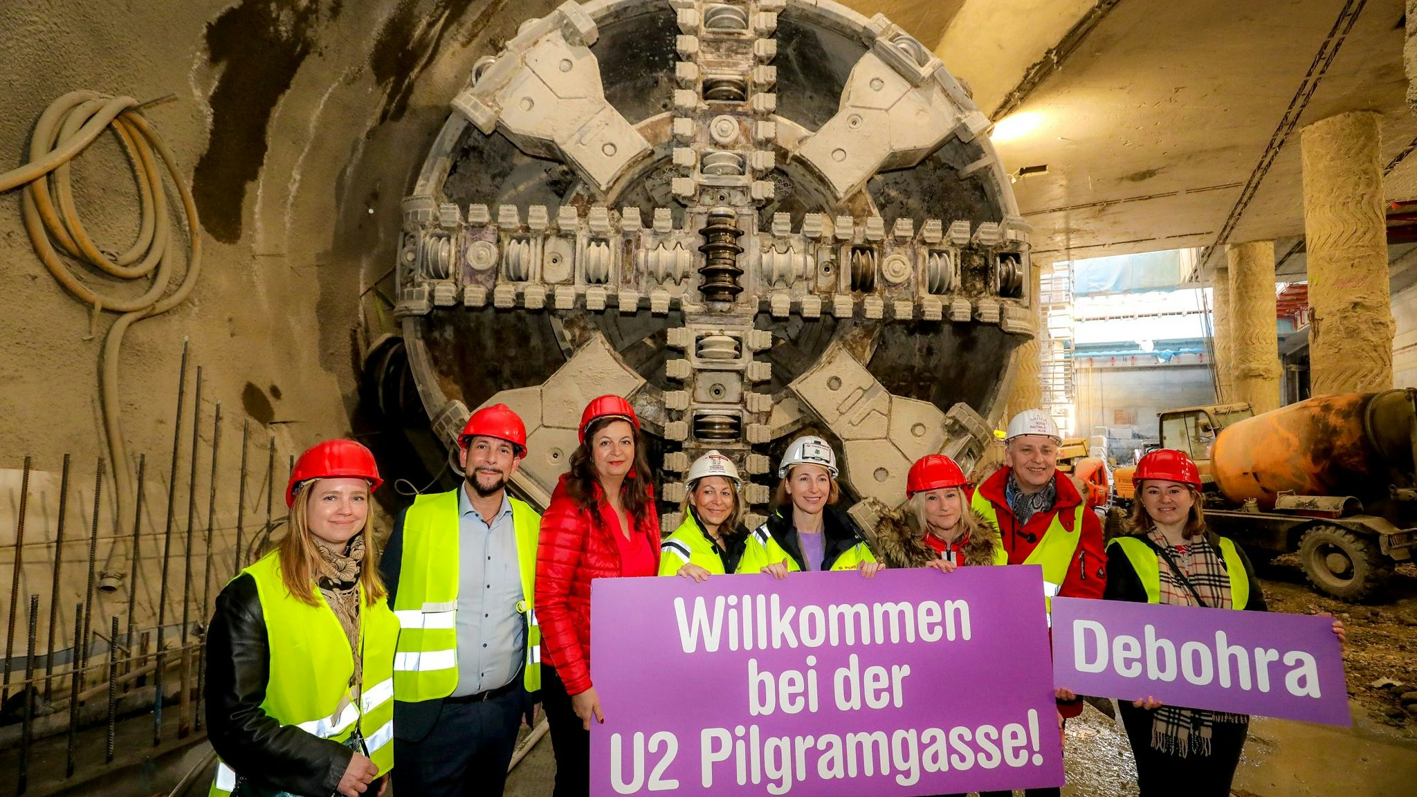 U2-Ausbau geht voran – "Debohra" gräbt sich durch Wien