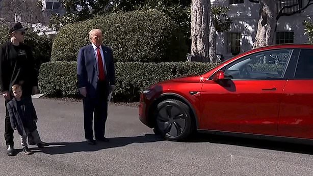 Trump insists on paying 'full price' for his Tesla vehicle