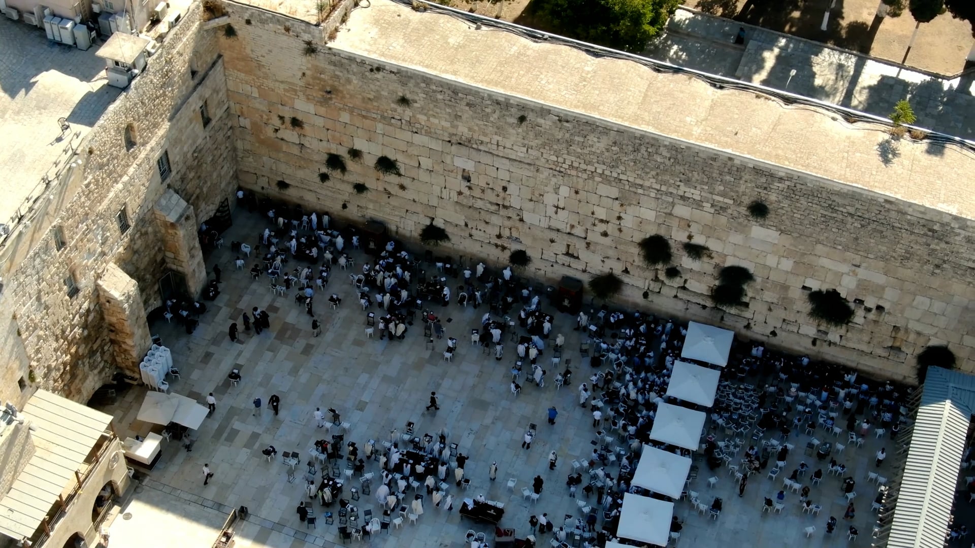 Tour in drone dello storico Muro del Pianto di Gerusalemme