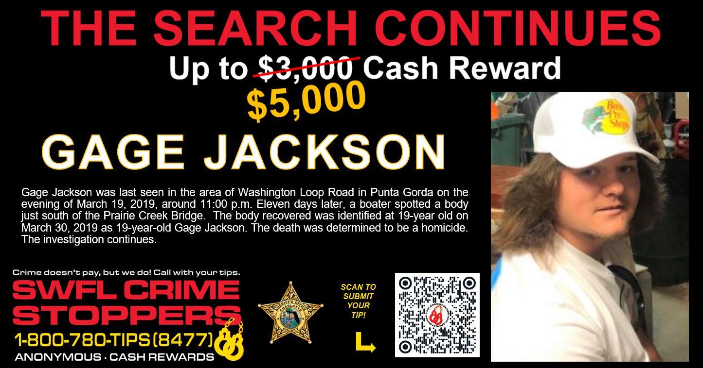 Who killed Gage Jackson? Reward offered in homicide investigation