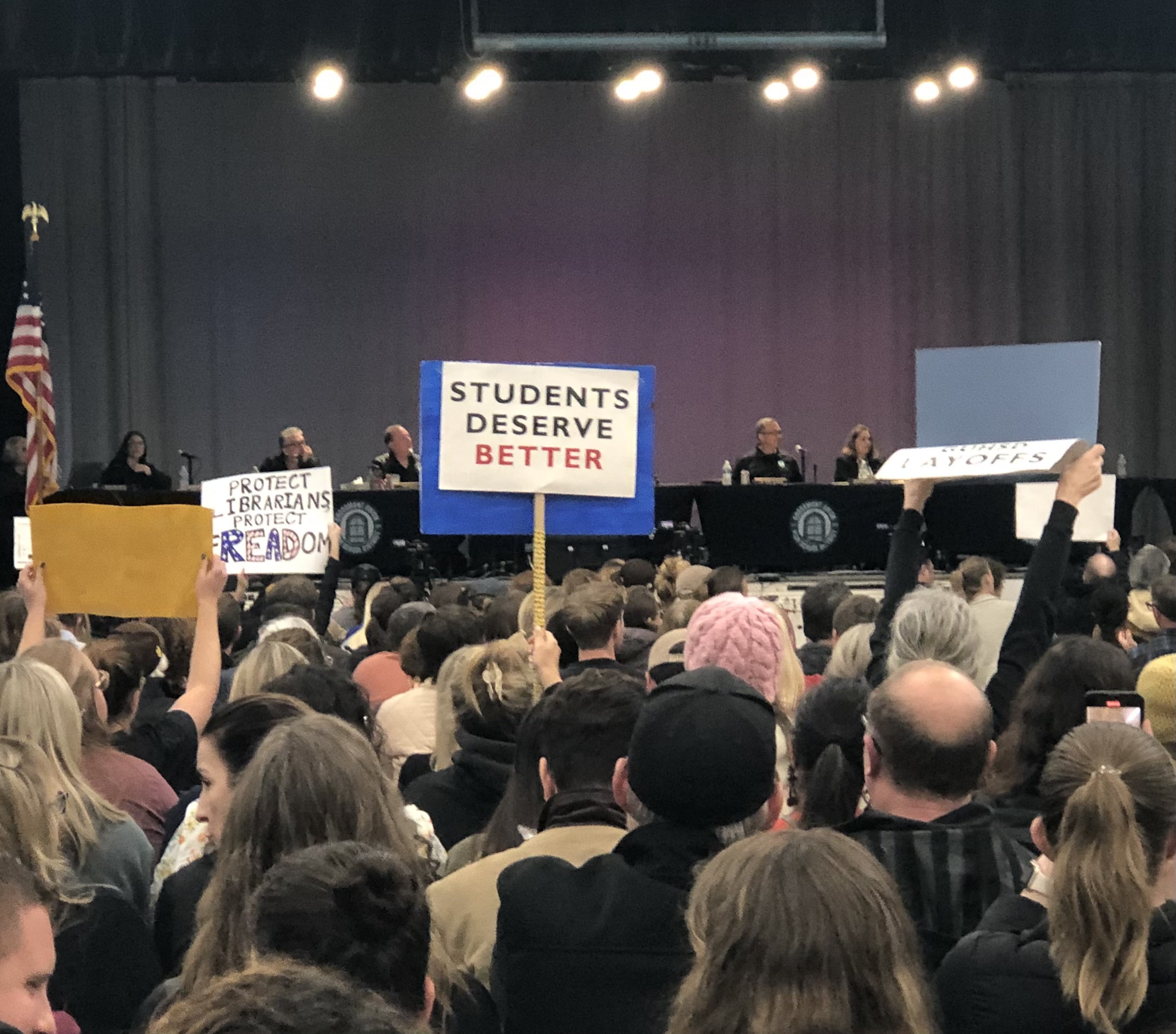 Hundreds of Students Protest Librarian Layoffs During Rowdy Grossmont ...