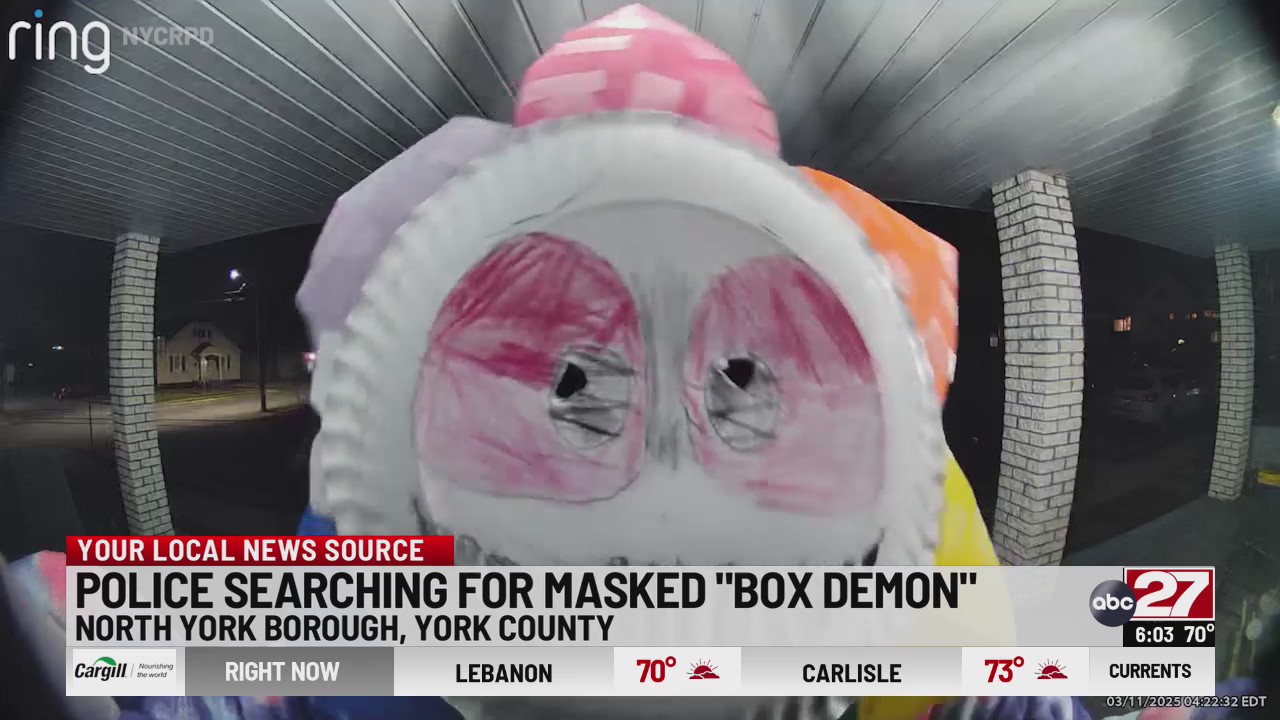 Police searching for masked 'Box Demon' in York County