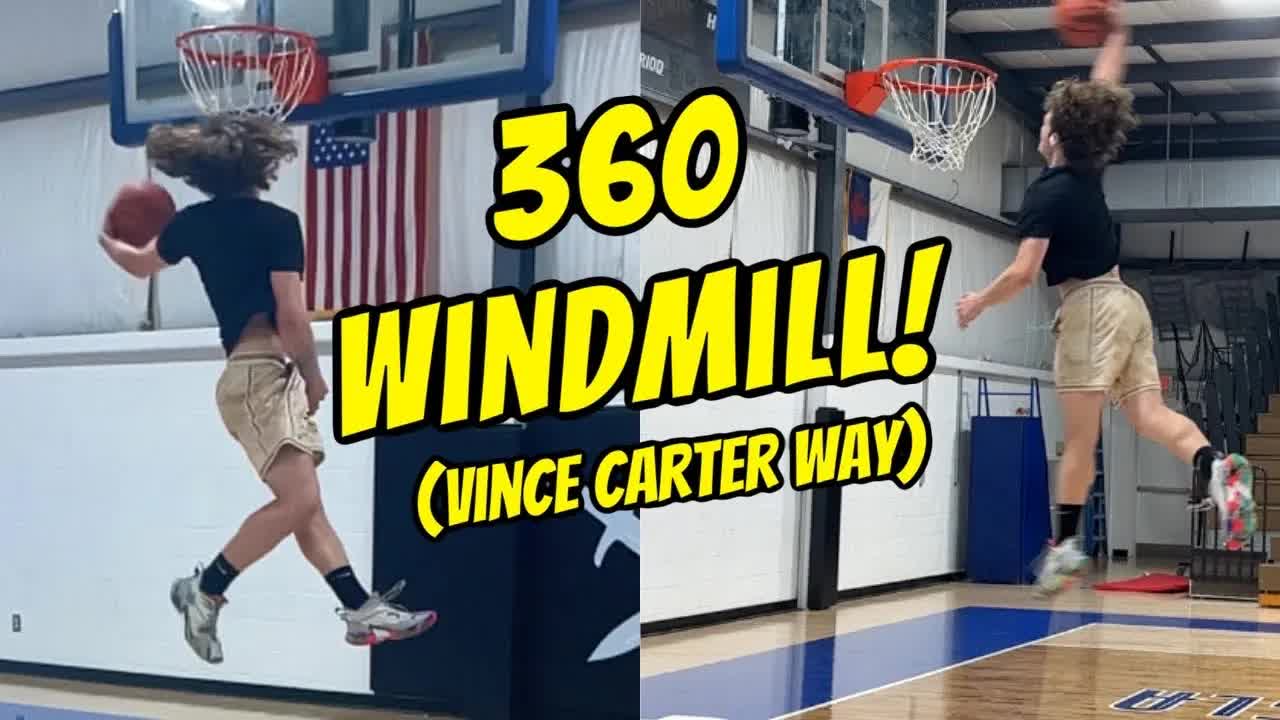REVERSE 360 WINDMILL (Vince Carter Way) 6’0” Dunker Travis Reynolds