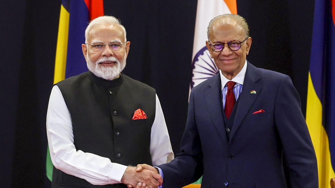 IN PHOTOS PM Modi attends Mauritius National Day as chief guest