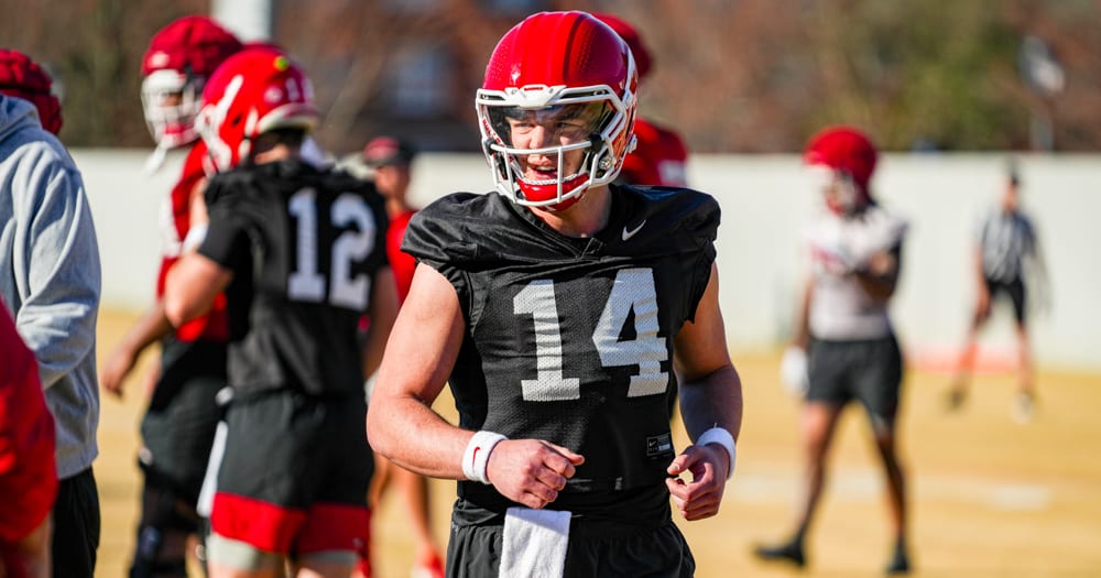 LOOK: Scenes from day one of Georgia spring practice