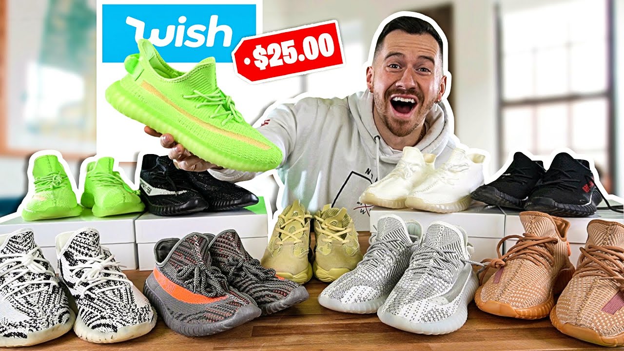 I Bought All the Fake Yeezys on Wish - Here's What I Got!