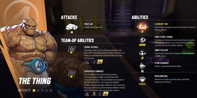 How to Play The Thing in Marvel Rivals