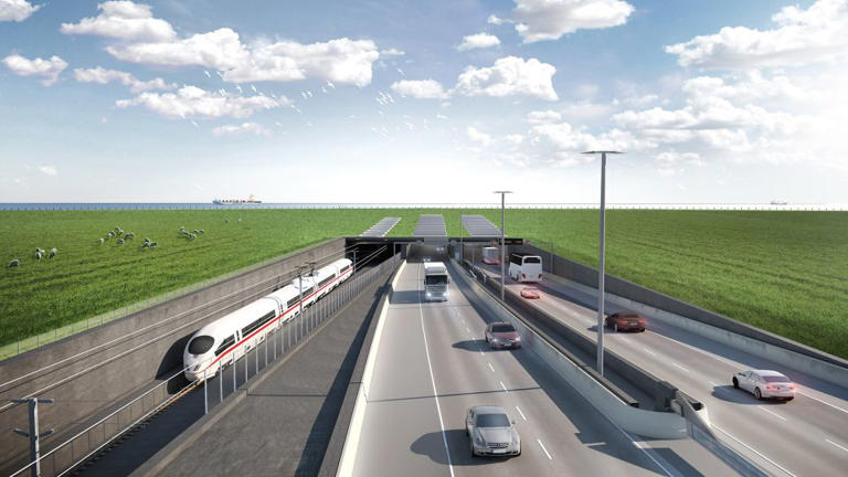 A vast undersea tunnel is being built that will change the road and ...