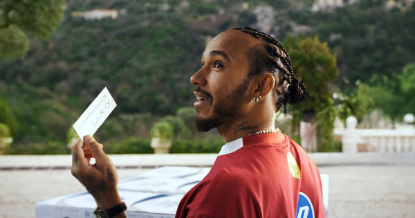 Peroni Welcomes F1's Lewis Hamilton to Ferrari With a Grand Italian Gesture