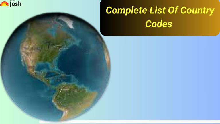 Complete List Of Country Codes