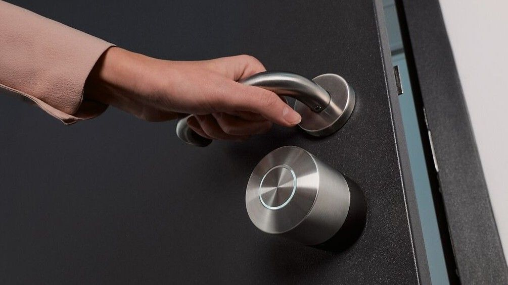 This renter-friendly smart lock fits over your existing door hardware ...