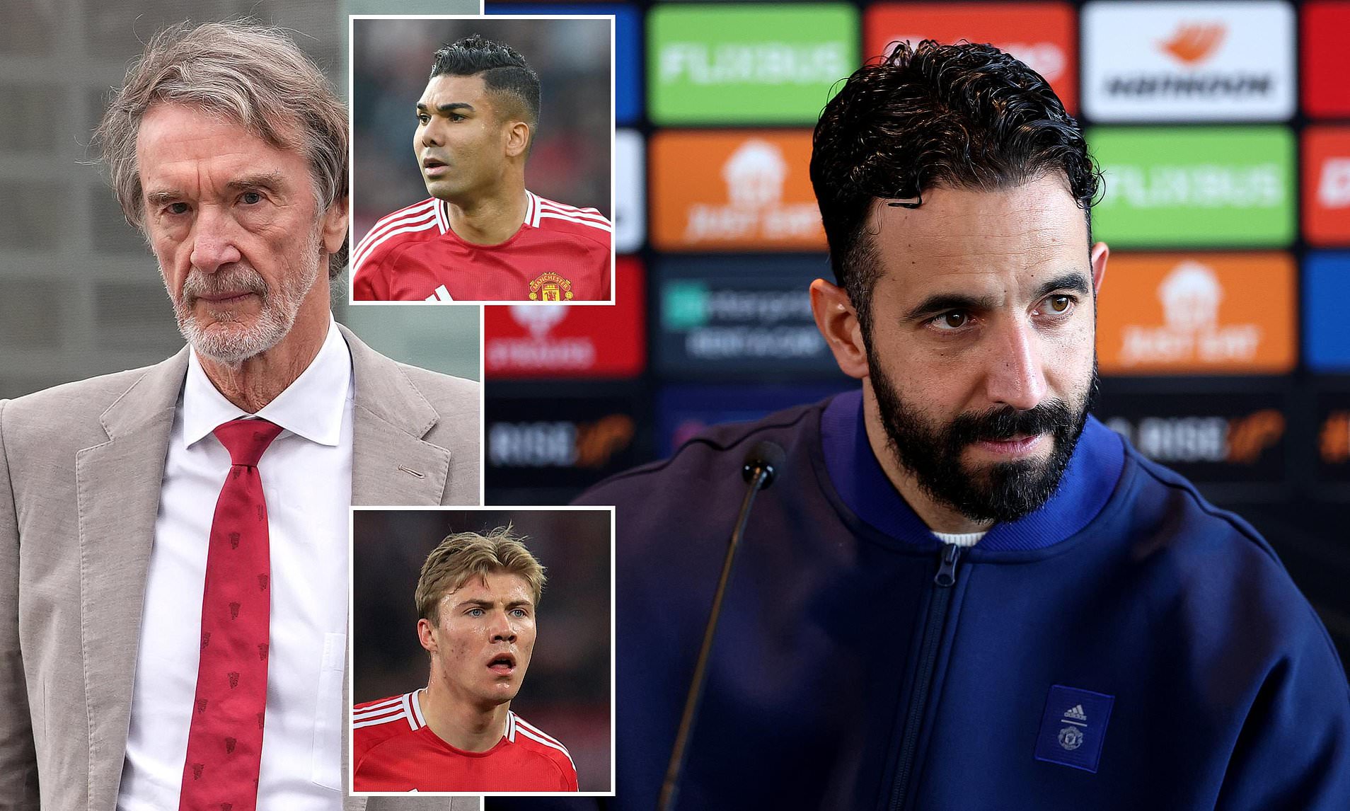 Ruben Amorim issues response to Sir Jim Ratcliffe's claim five Man ...