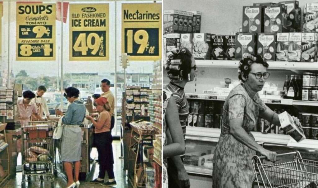 Throwback Aisles: A Nostalgic Look at 1960s and 1970s Grocery Stores