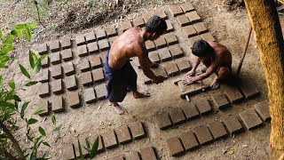 Making 100 Mud Bricks for Our House! 🏡🧱