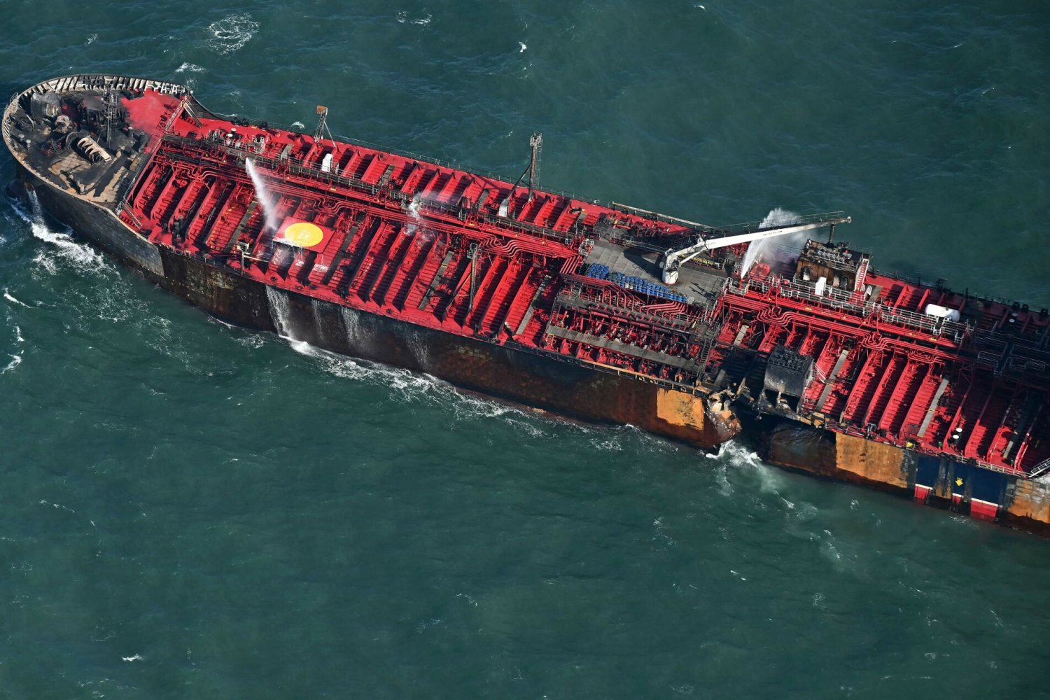 Amerykański tankowiec staranowany na Morzu Północnym. Zatrzymano Rosjanina