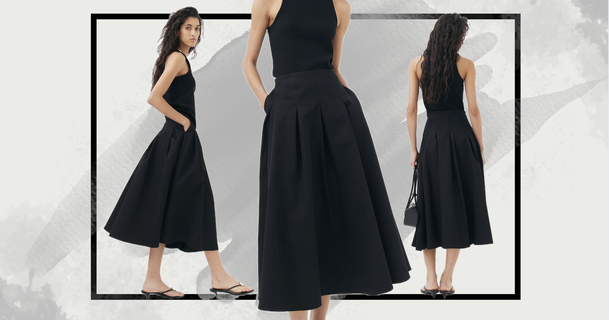 So edel: Der H&M-Rock wertet jedes Outfit auf