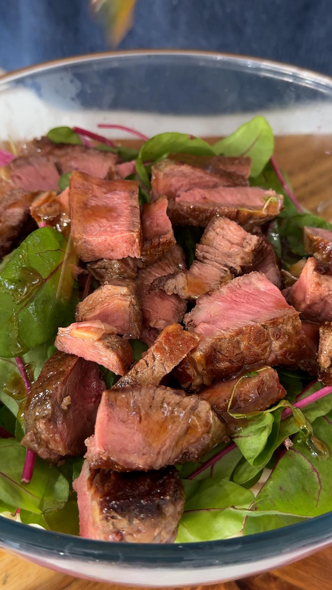 Seasonal Spring Steak Salad