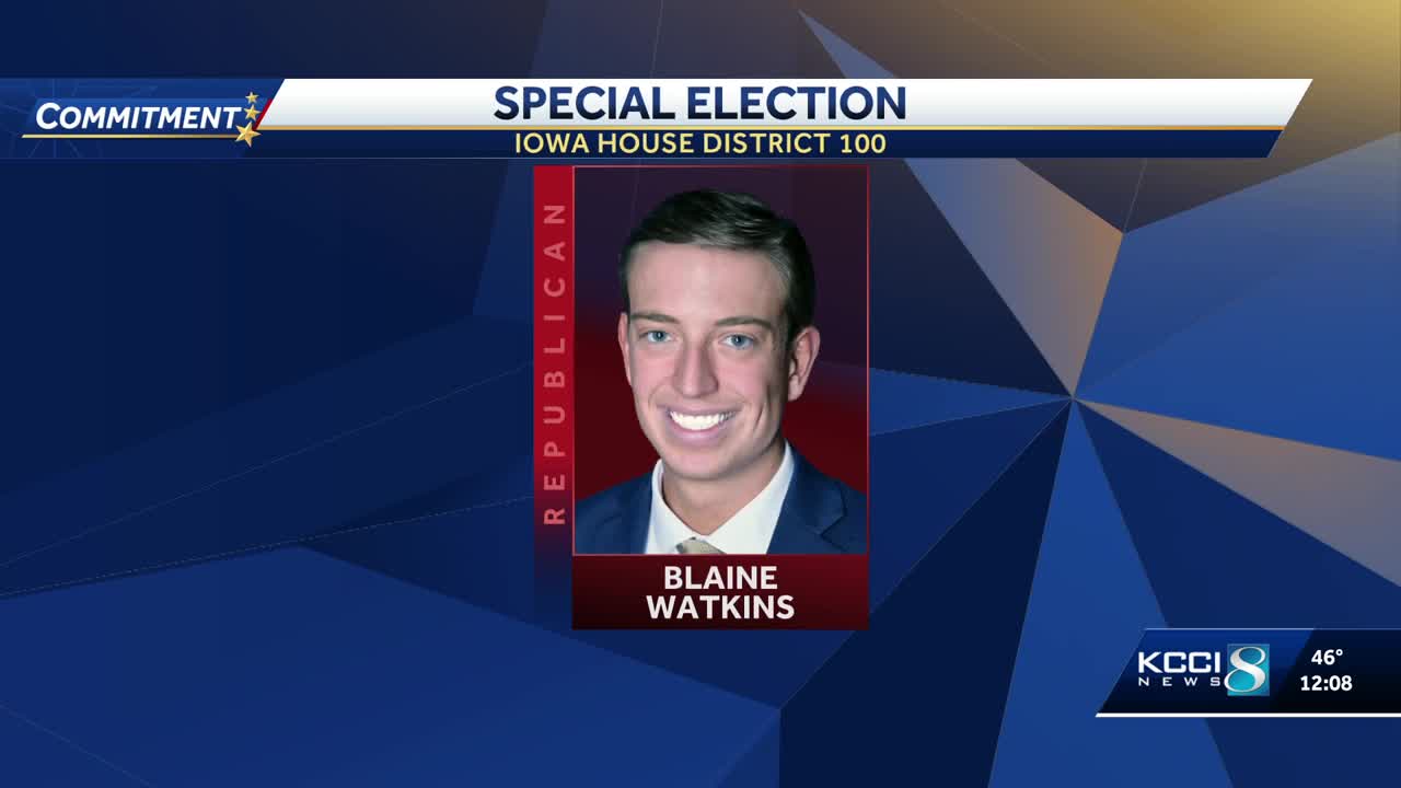 Iowa election: Republican Blaine Watkins wins House District 100 seat