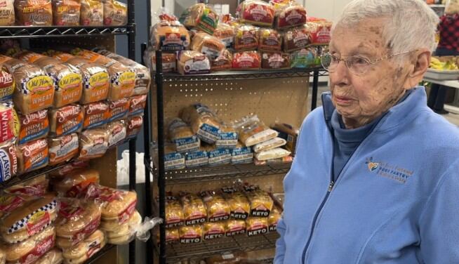 93-year-old marks 12 years volunteering at local food pantry