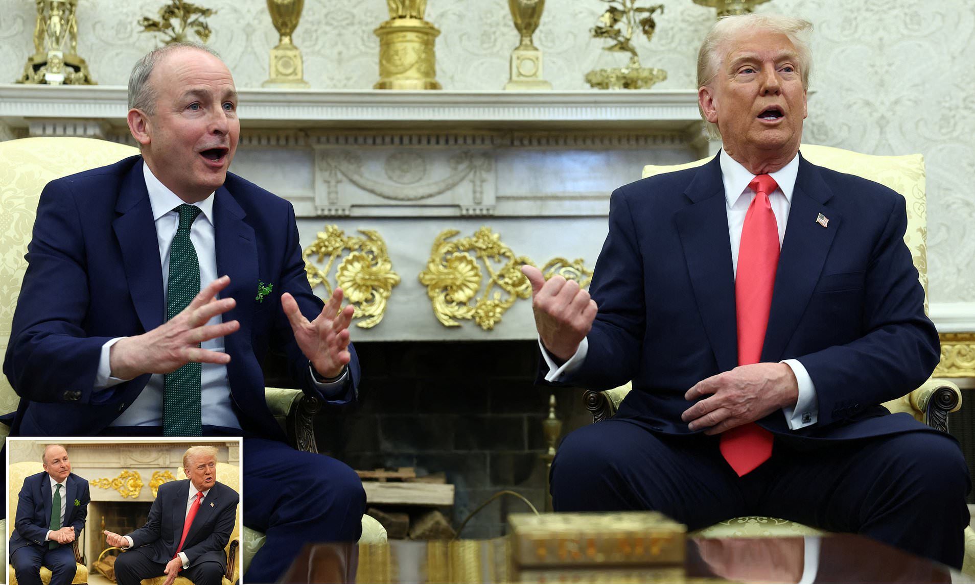 Trump says Ireland has taken advantage of US in front of Irish PM