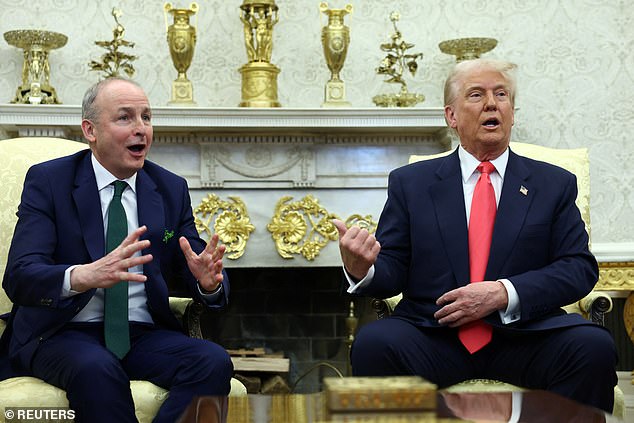 Trump says Ireland has taken advantage of US in front of Irish PM