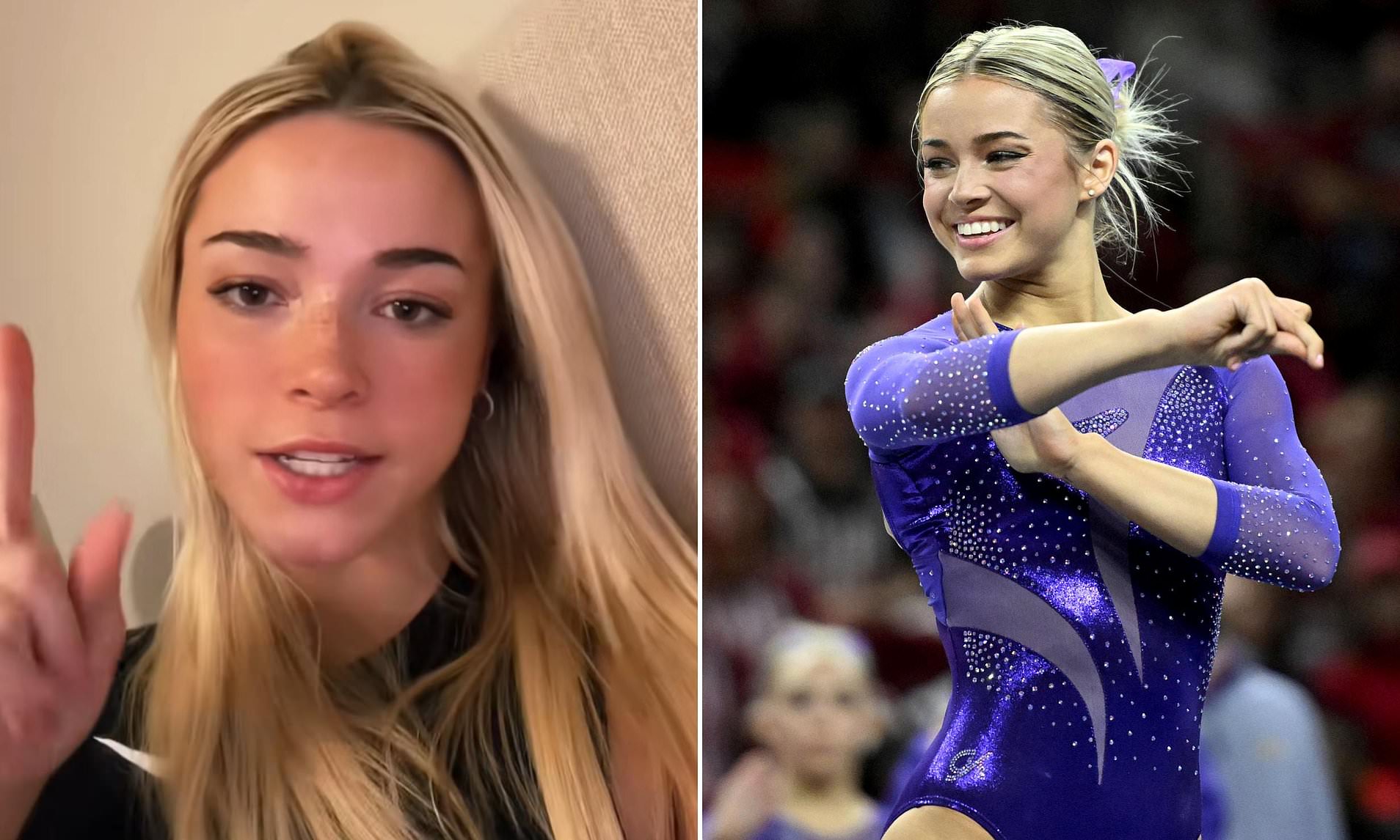 Olivia Dunne furiously hits back at bitter troll over snide LSU ...