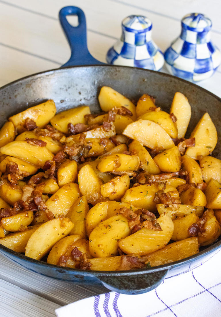 Potatoes With Bacon – French Classic Recipe