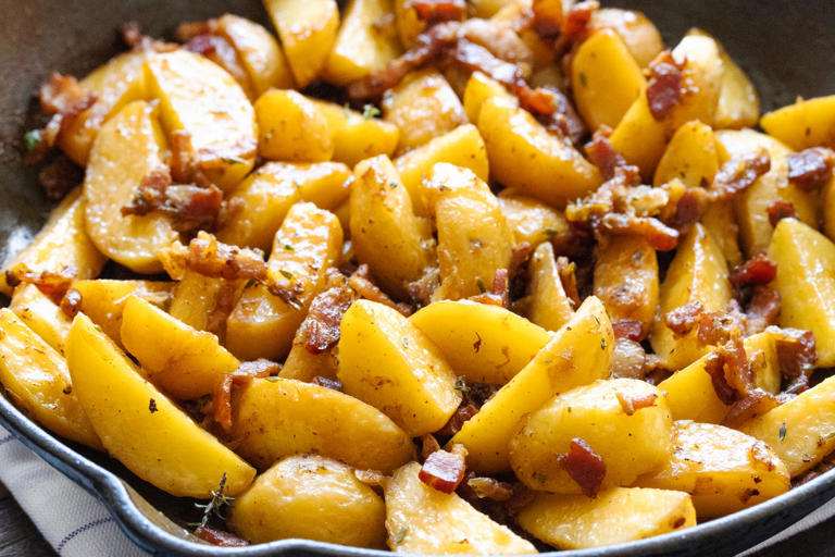 Potatoes With Bacon – French Classic Recipe