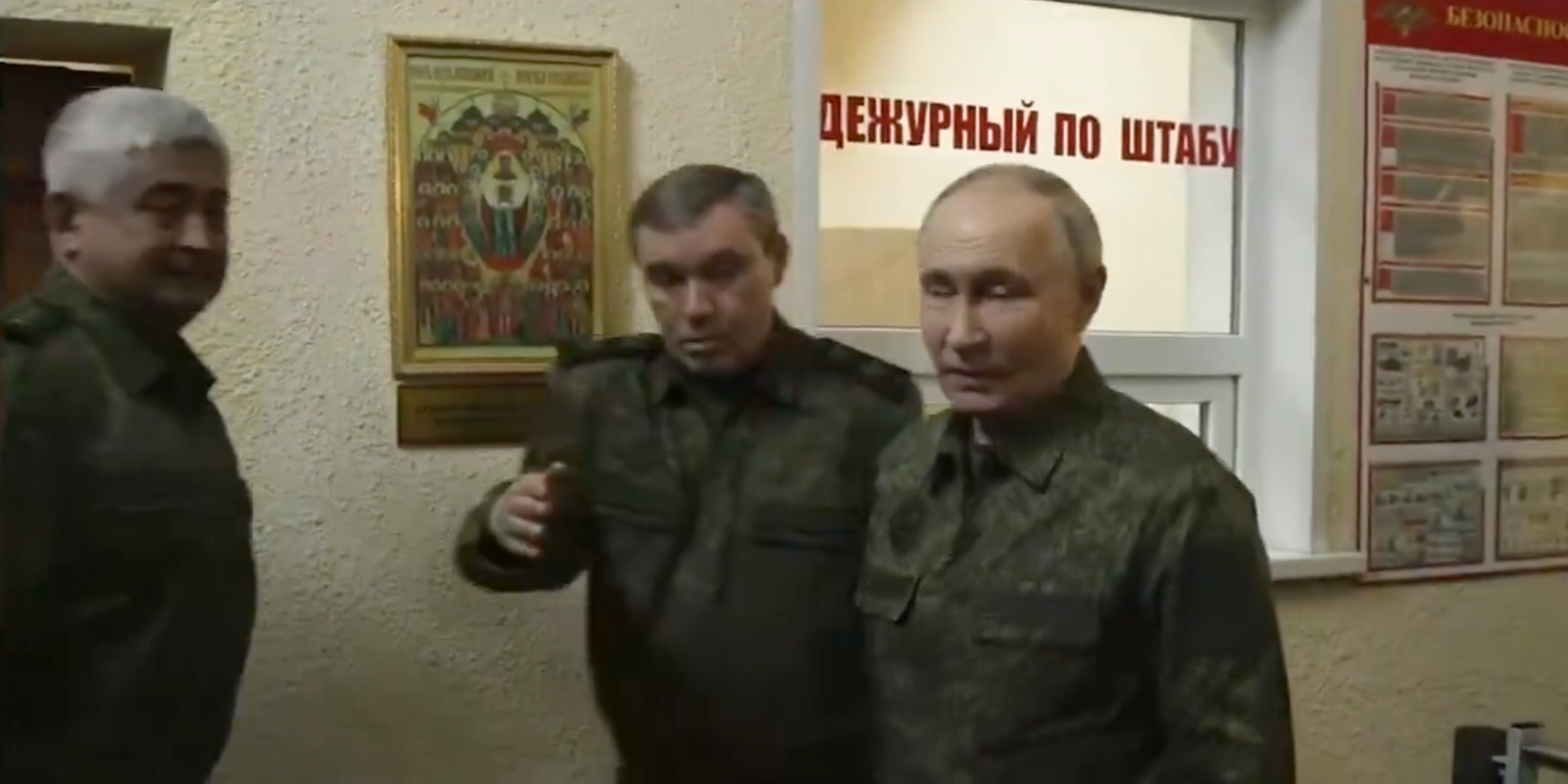 Ryska uppgifter: Putin på besök vid fronten i Kursk