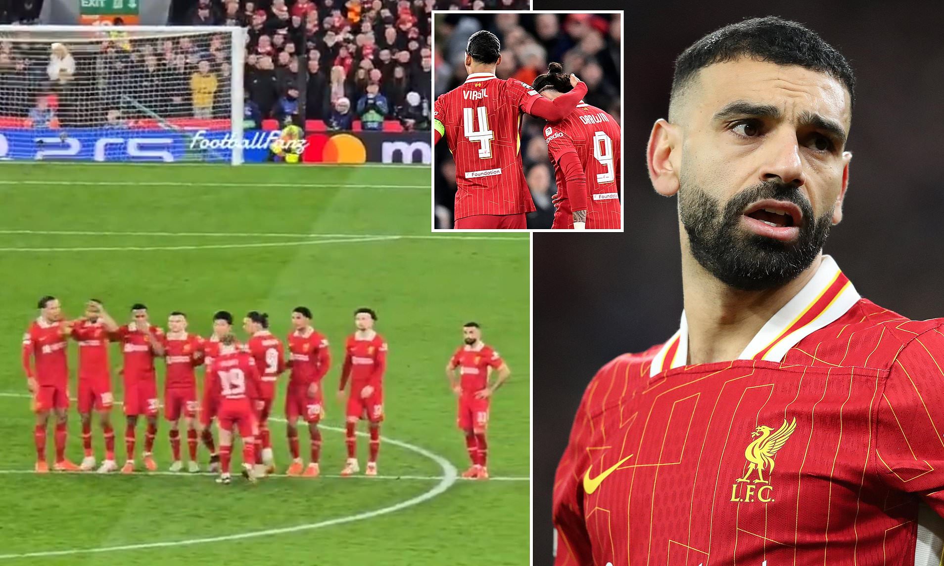 Liverpool fans spot Mo Salah's isolated reaction to Darwin Nunez after ...