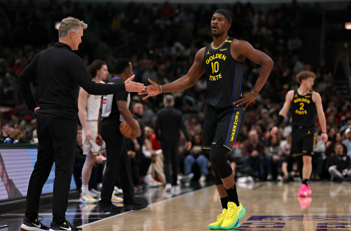 Jimmy Butler and Steve Kerr Exchange Heated Words After Controversial ...