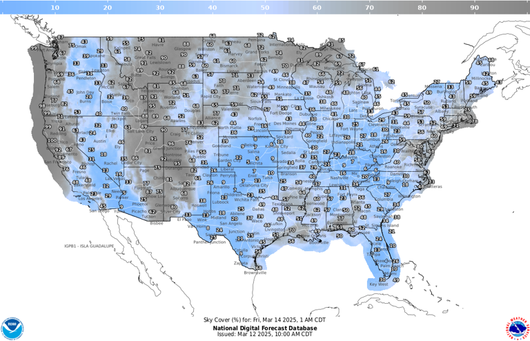 Will cloud cover impact lunar eclipse viewing in Alabama? See the NOAA ...