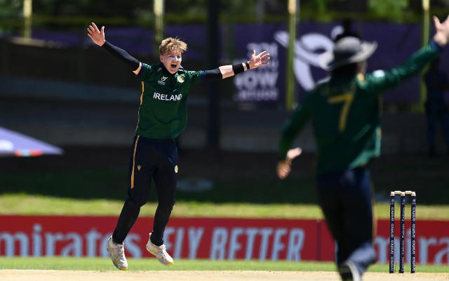 Ireland Under-19s men's squad announced for Zimbabwe tour